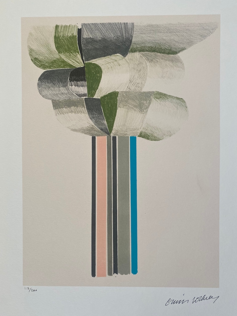 David Hockney Tree 1968 Lithograph Certificate - Etsy