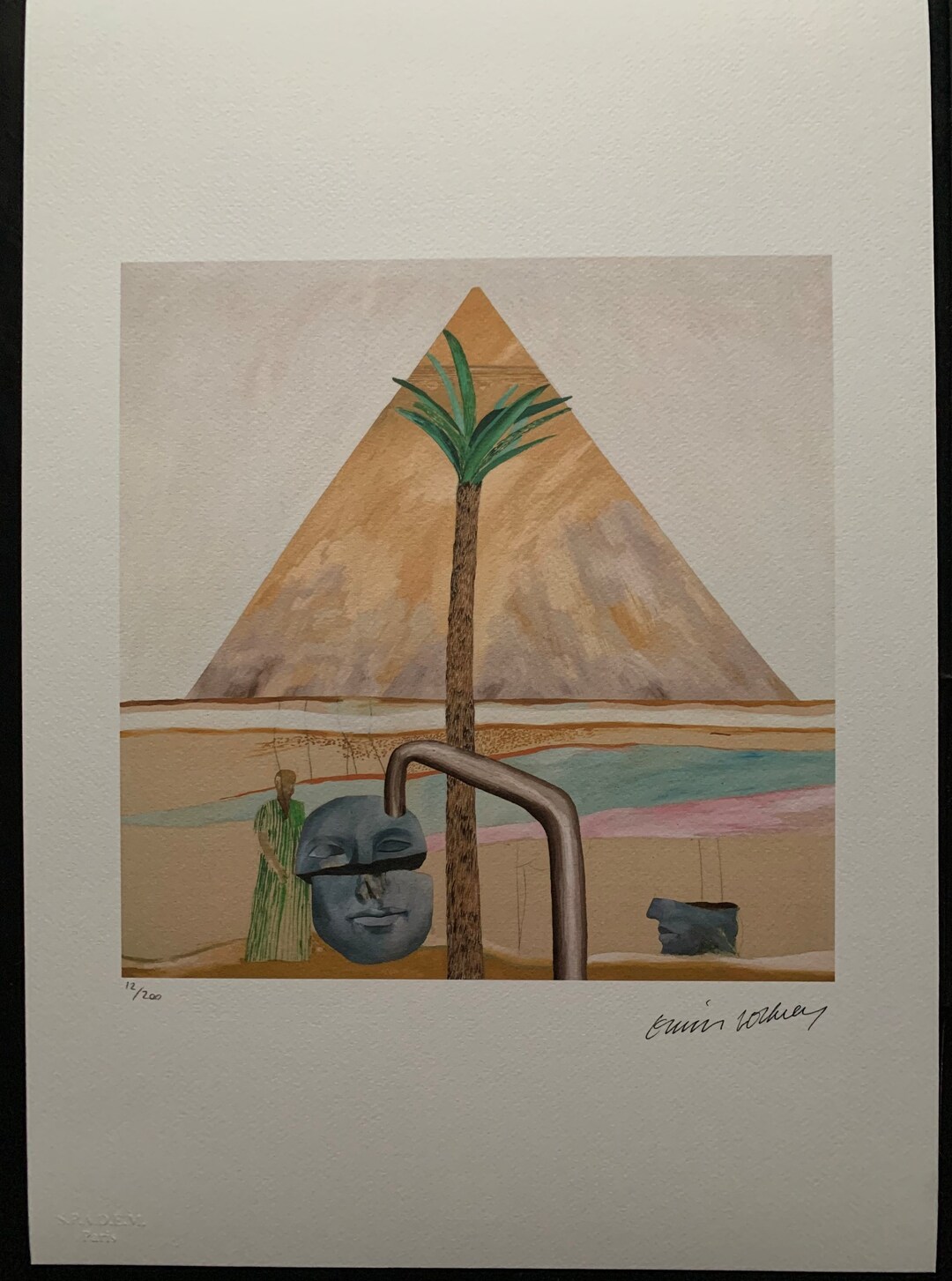 David Hockney Great Pyramid at Gaza With Broken Head - Etsy