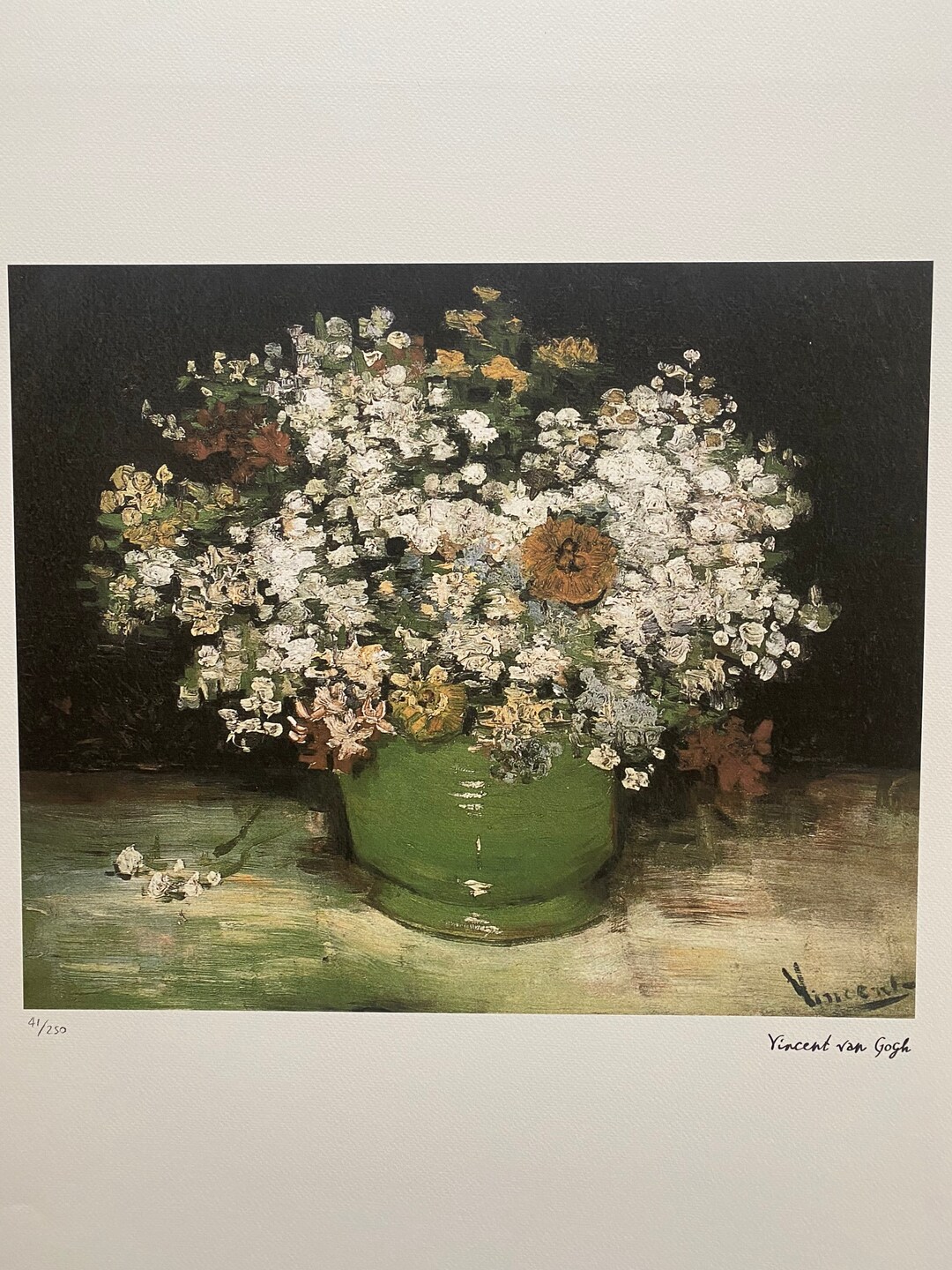 Vincent Van Gogh Sunflowers Lithograph - Etsy