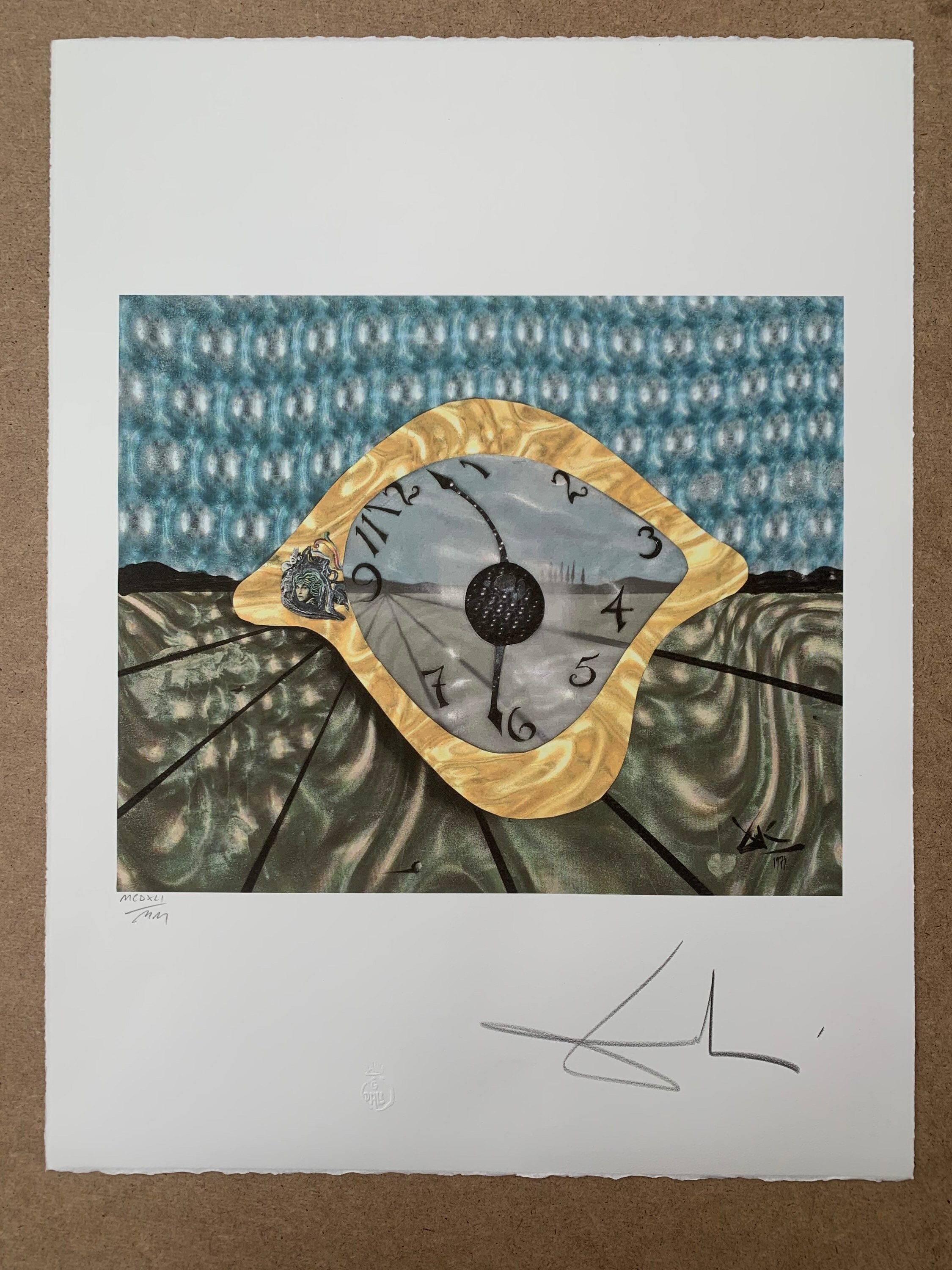 Salvador Dalí Clock Lithograph Certificate - Etsy