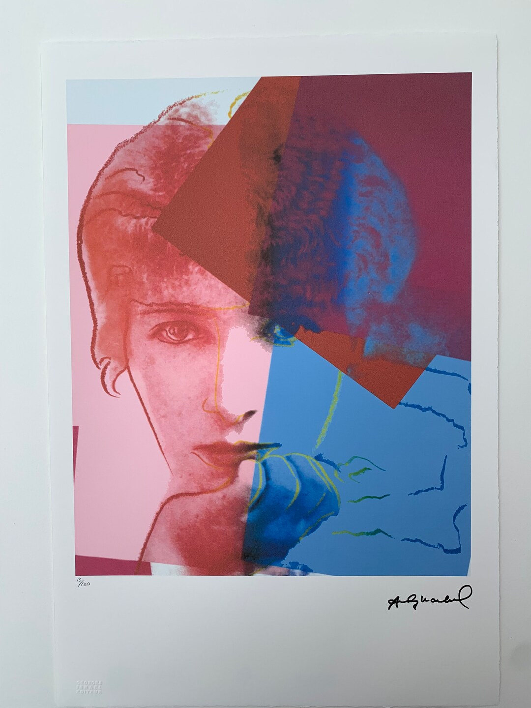 Andy Warhol sarah Bernhardt Lithography Leo Castelli Edition ...