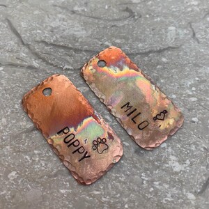 Custom Pet ID / Dog Name Disc/name Tag/dog Tags for - Etsy