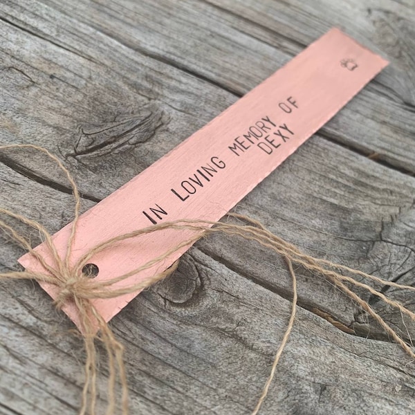 Memorial Tree Tag - Etsy