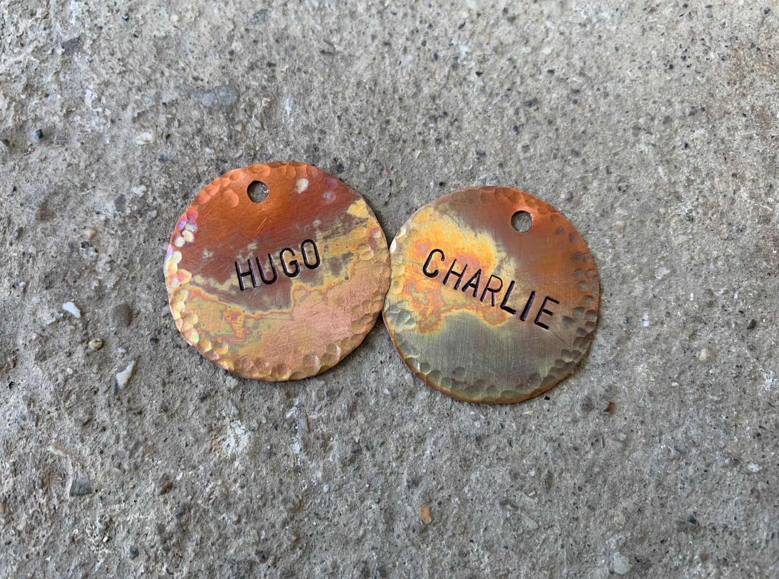 Custom Pet ID / Dog Name Disc/name Tag/dog Tags for - Etsy