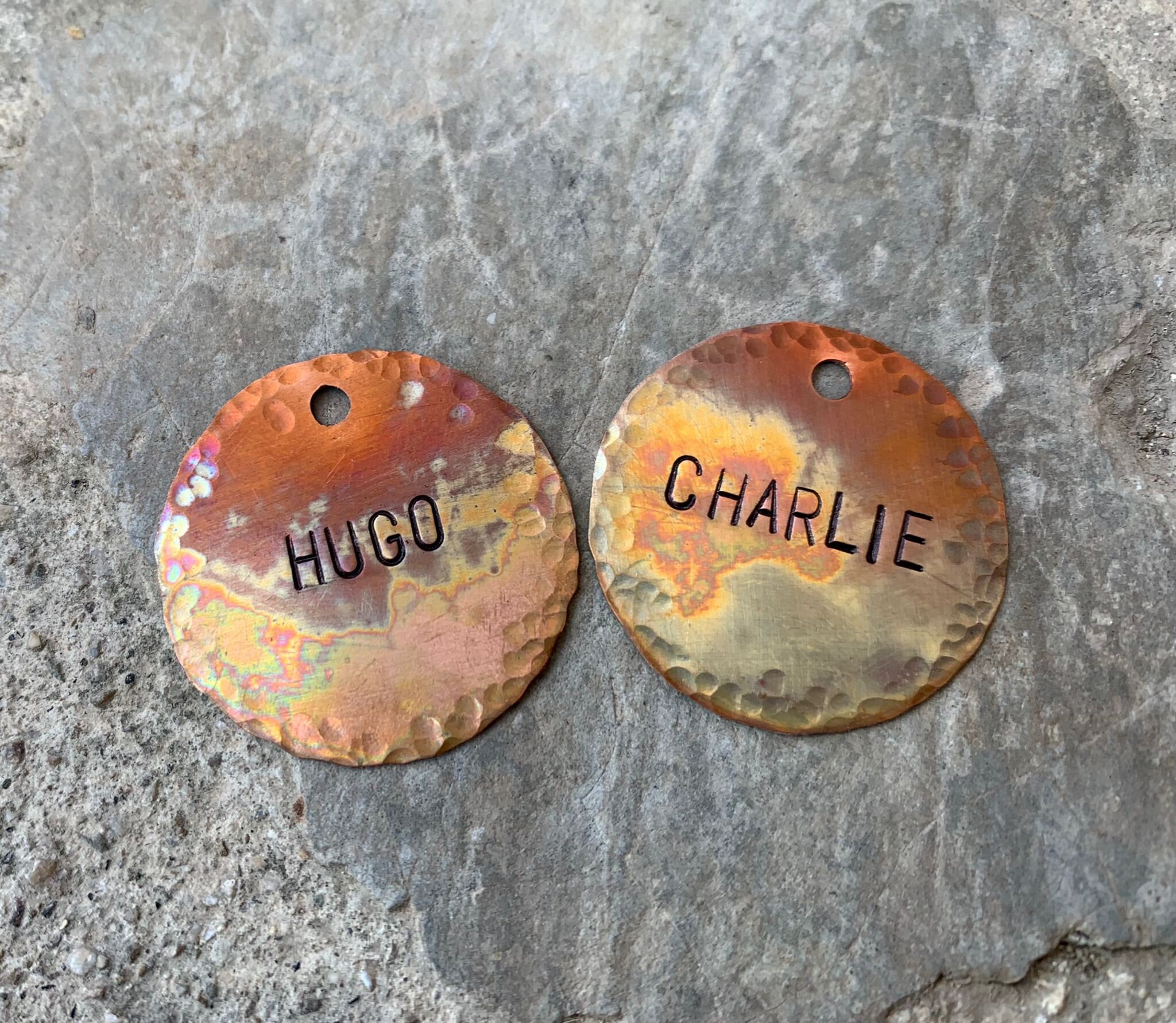 Custom Pet ID / Dog Name Disc/name Tag/dog Tags for - Etsy