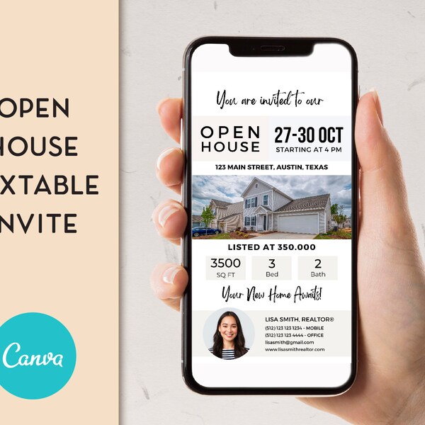Broker Open House Invitation - Etsy
