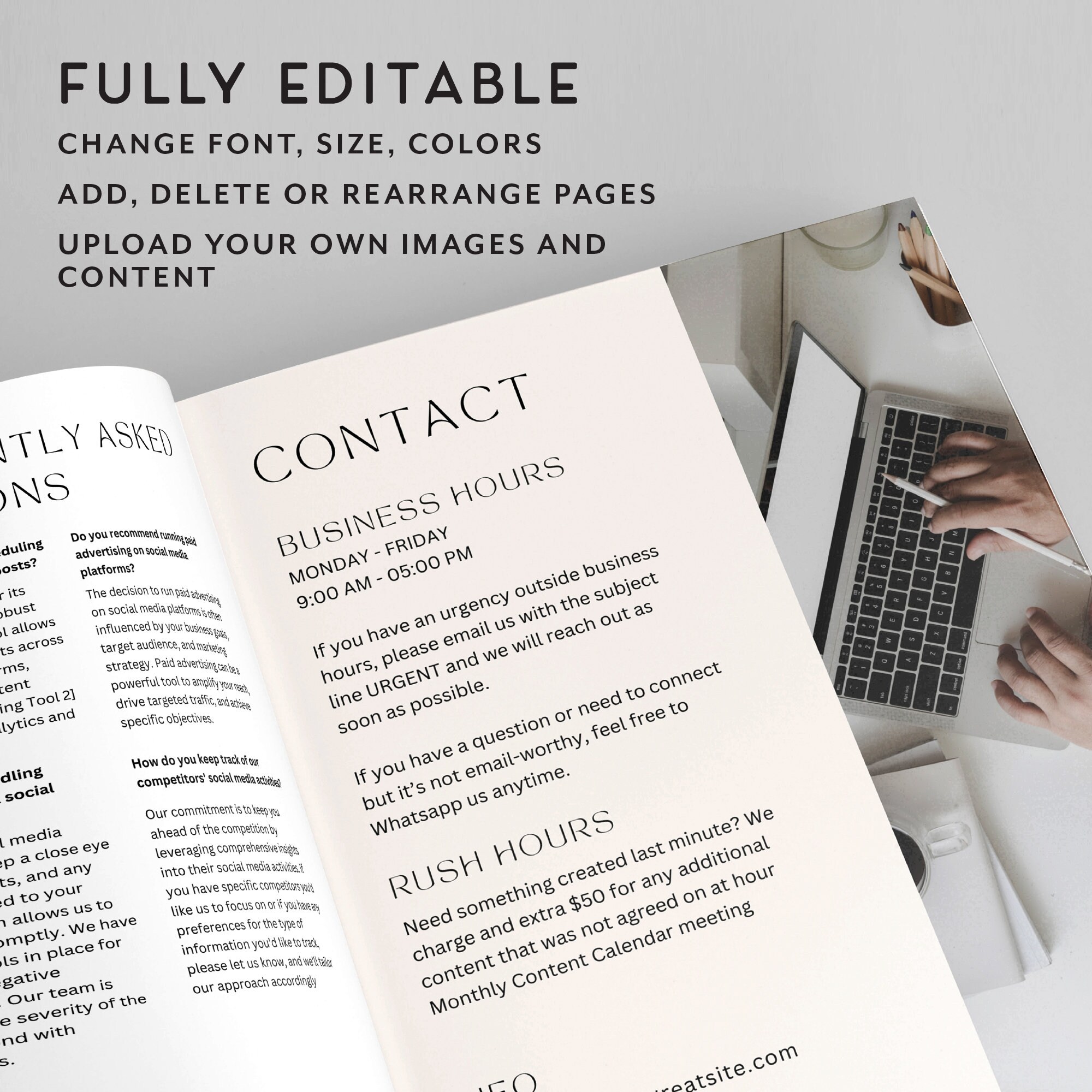 New Client Welcome Packet, New Client Onboarding, Social Media Manager ...