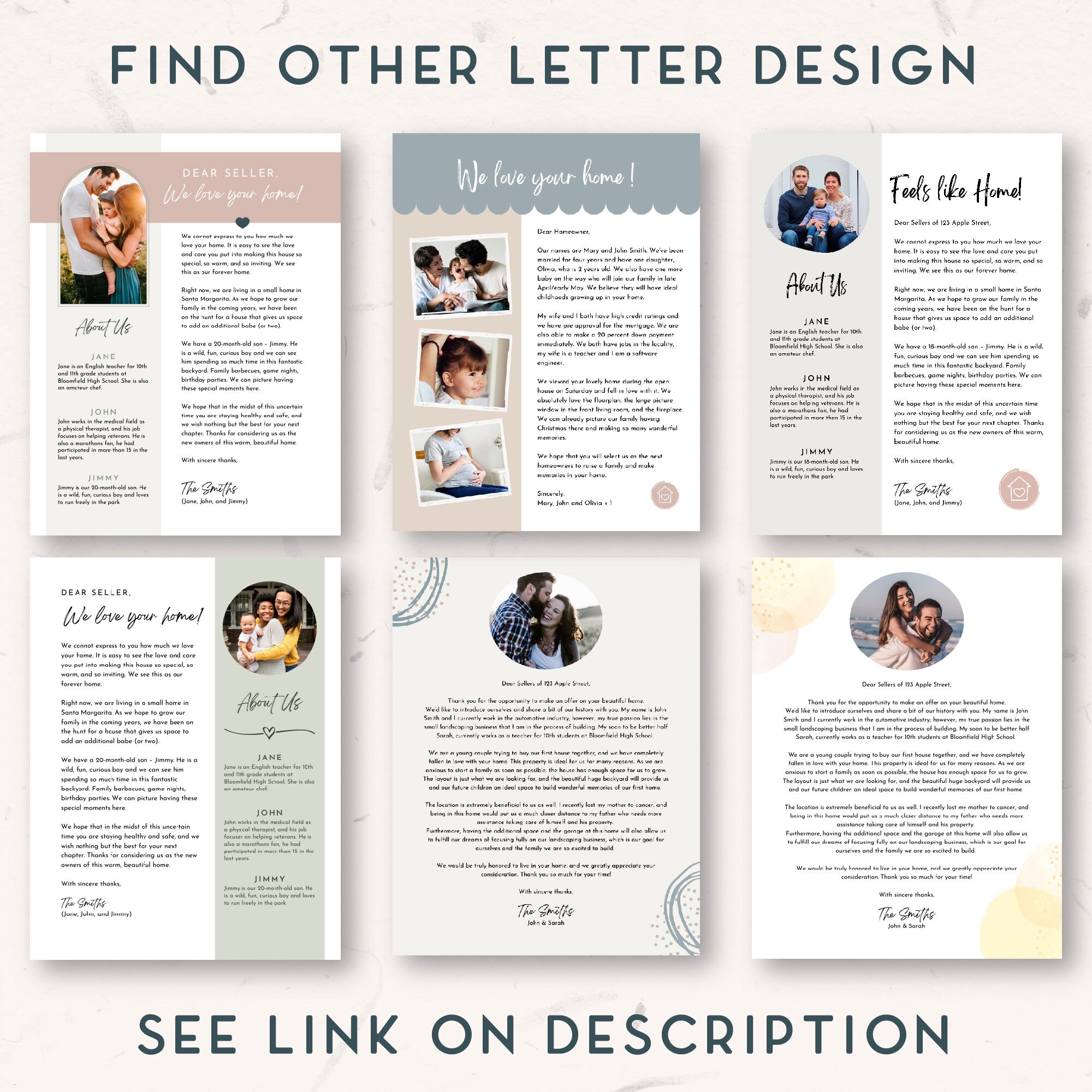 First Time Home Buyer, Real Estate Love Letter, Dear Seller Letter ...