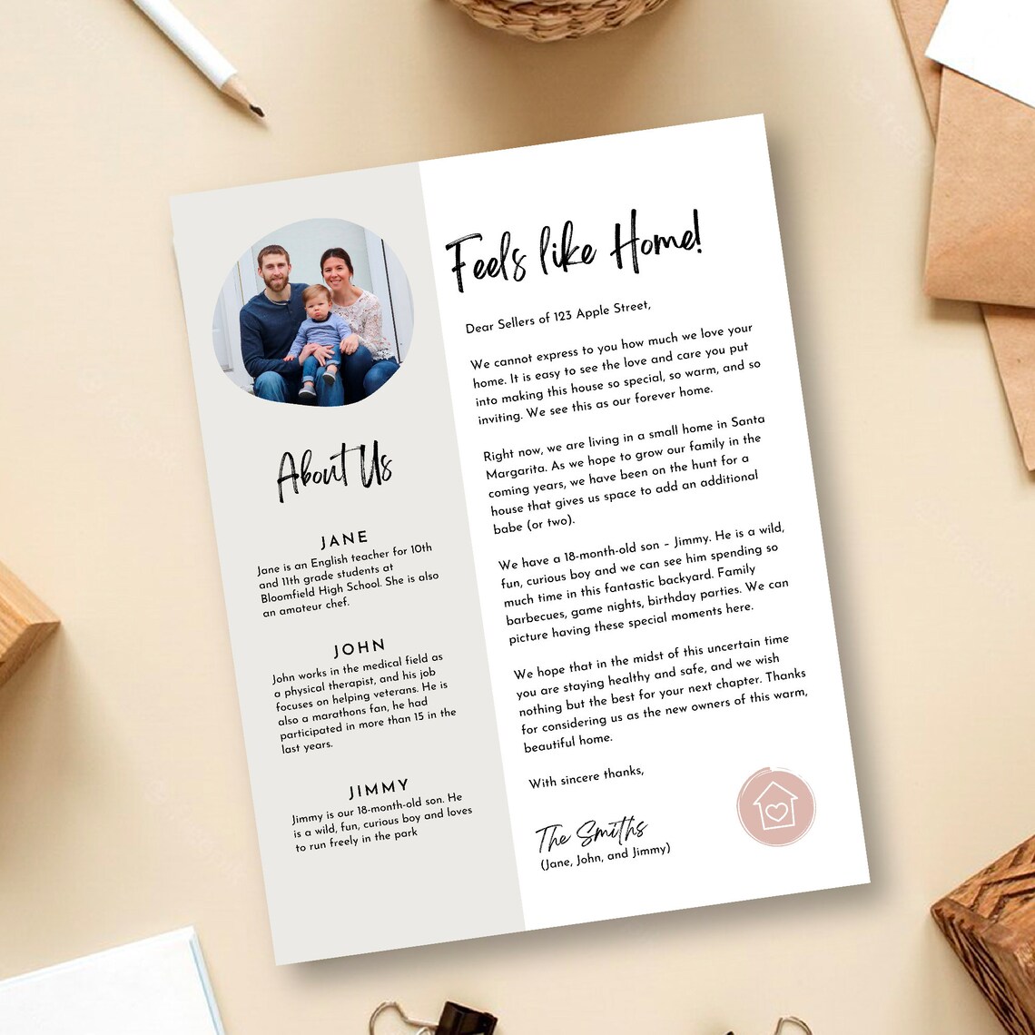 First Time Home Buyer, Real Estate Love Letter, Dear Seller Letter ...