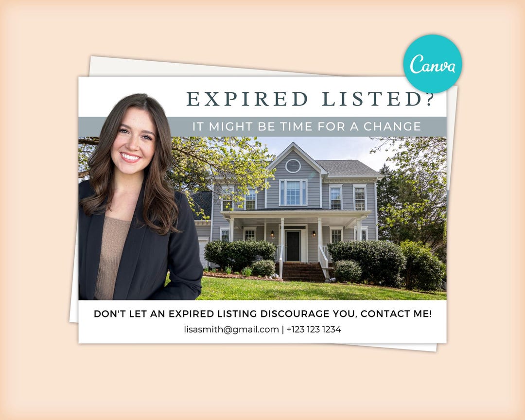 Expired Listing Postcards, Thinking of Selling, Real Estate Marketing ...
