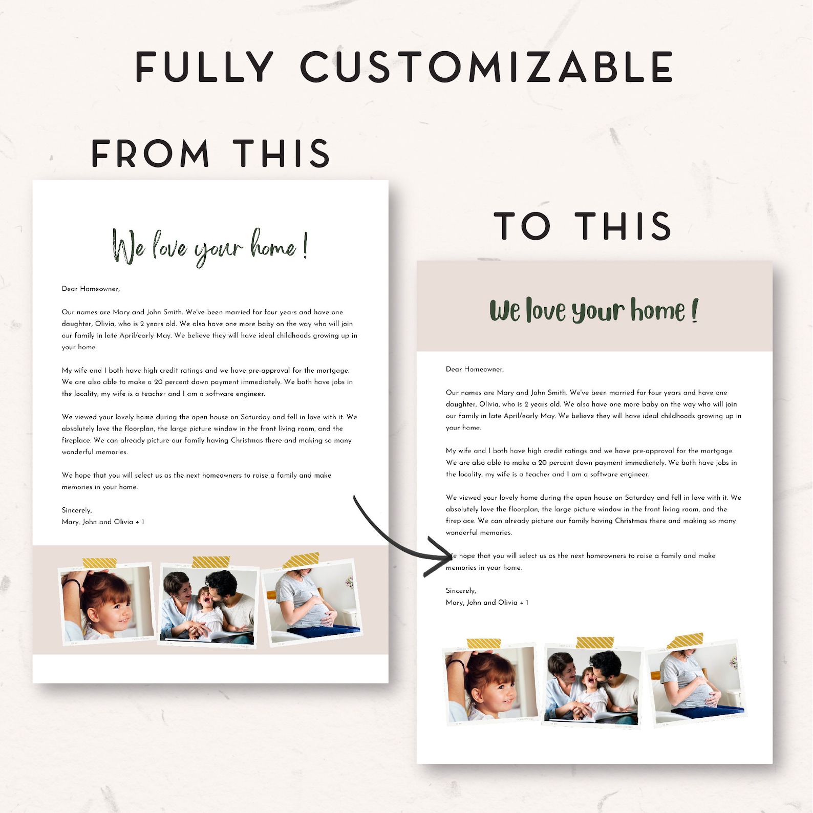 Letter to Seller, Dear Seller Letter Printable, First Time Home Buyer ...