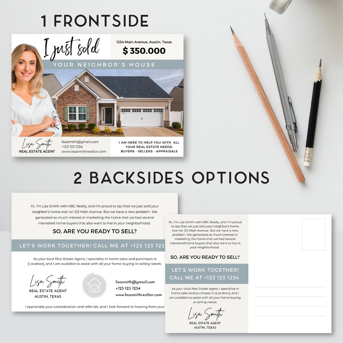 I Just Sold Your Neighbors House Real Estate Postcard - Etsy