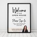 Open House Welcome Sign, Open House Sheet Printable, Real Estate ...