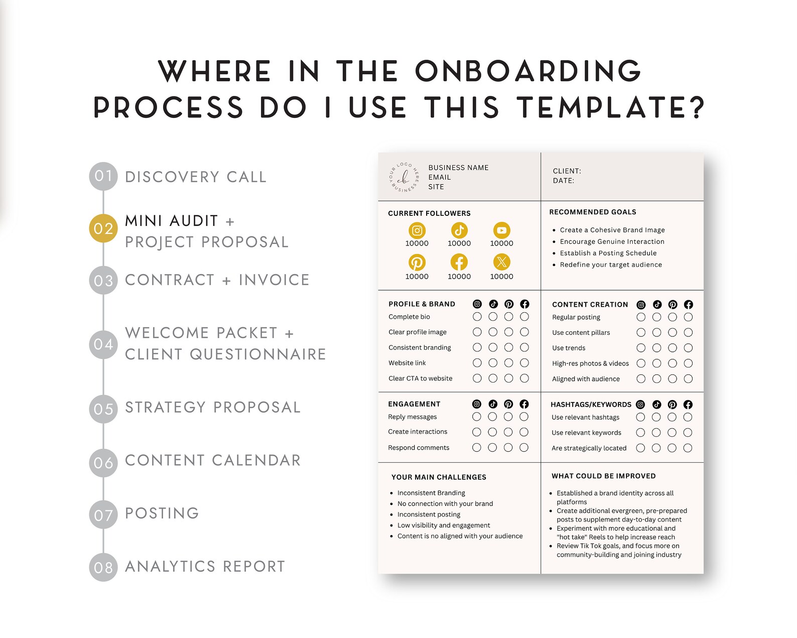 Social Media Mini Audit, Social Analytics Audit, Social Media Manager ...