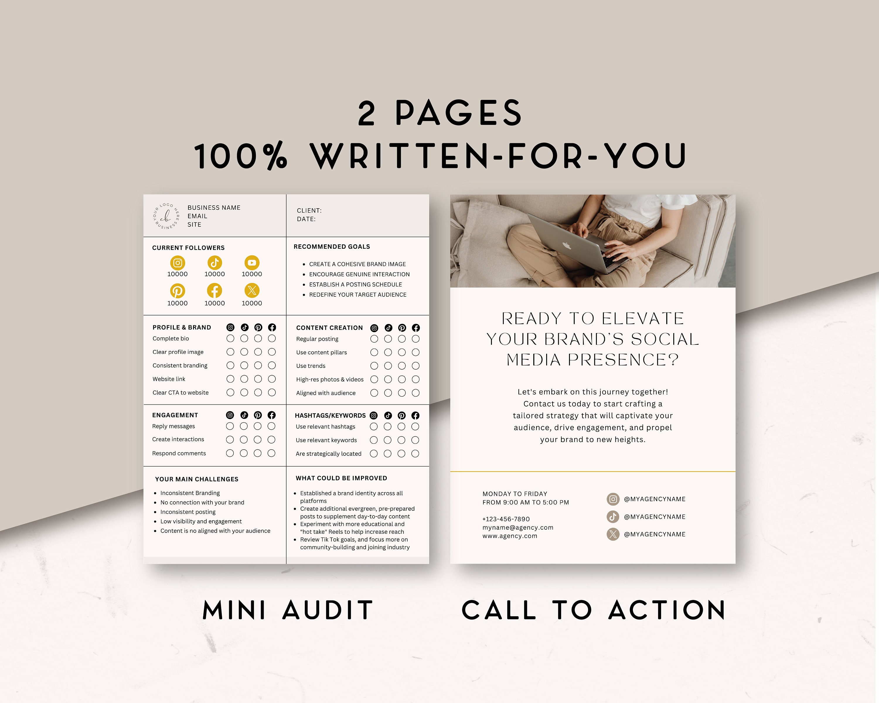 Social Media Mini Audit, Social Analytics Audit, Social Media Manager ...