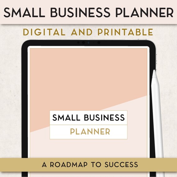 Small Business Planner Printable Digital Business Planner | Etsy