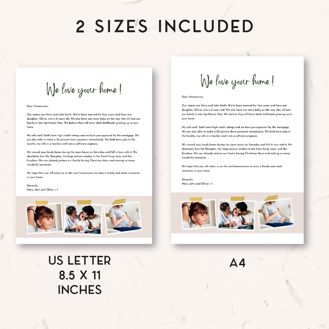 Letter to Seller, Dear Seller Letter Printable, First Time Home Buyer ...