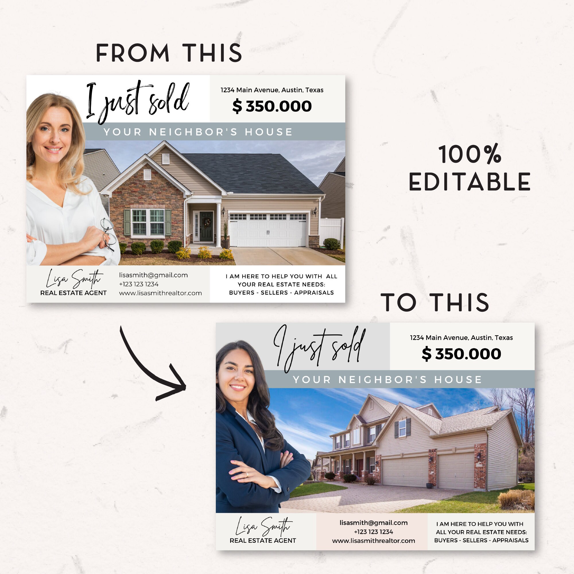 I Just Sold Your Neighbors House, Real Estate Postcard Farming, Real ...