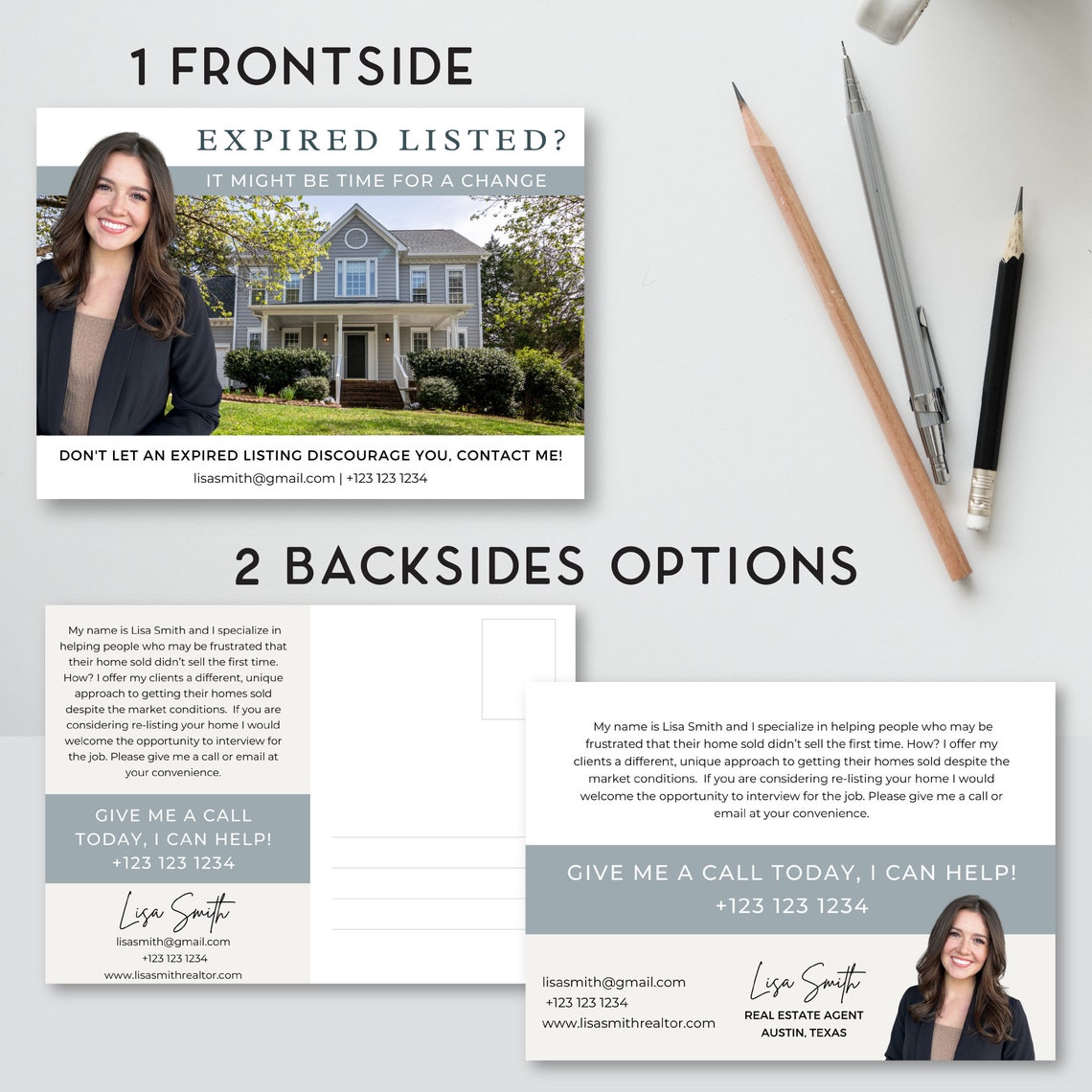 Expired Listing Postcards, Thinking of Selling, Real Estate Marketing ...