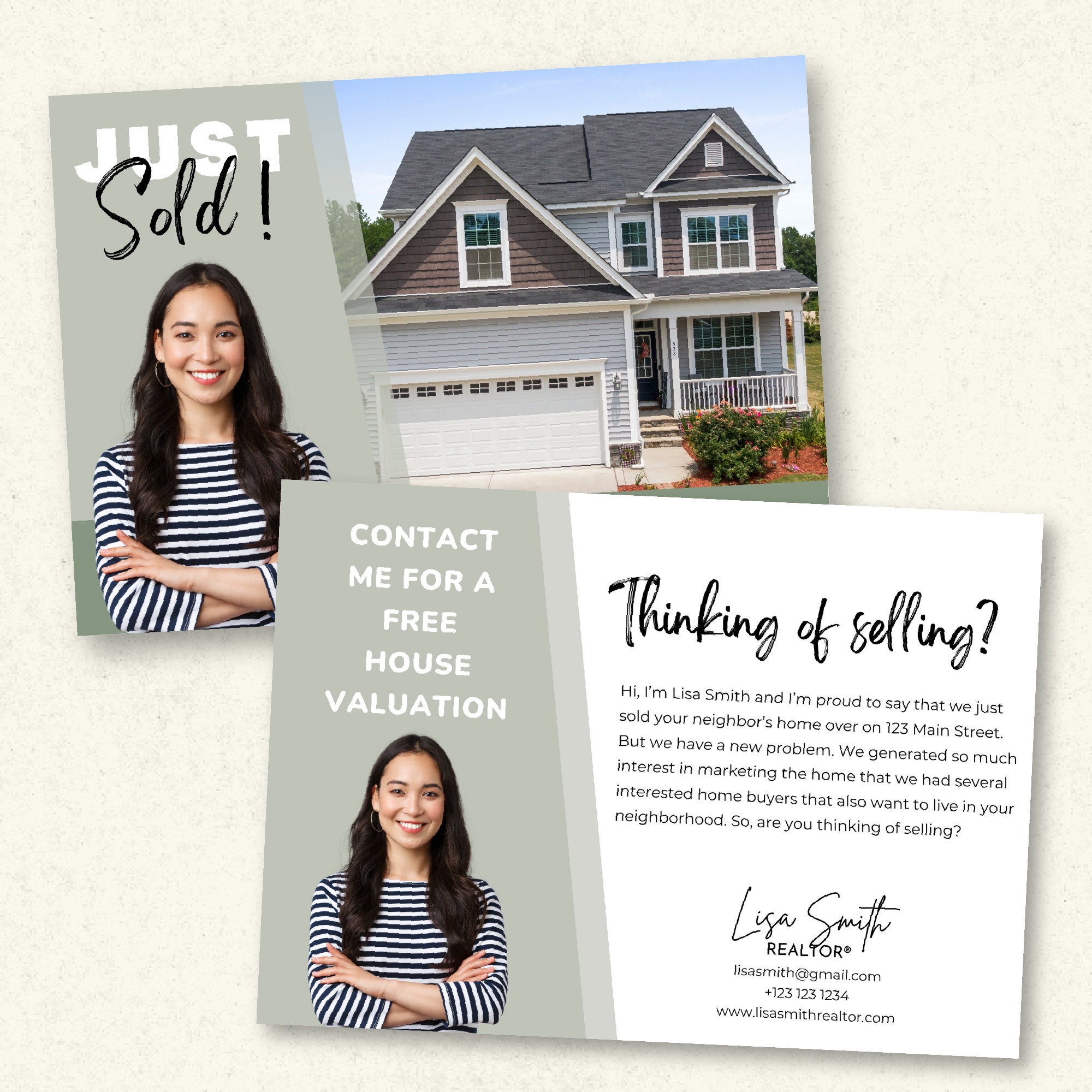 Thinking of Selling Postcard, I Just Sold Your Neighbors House, Real ...