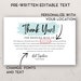 Vacation Rental Welcome Card, Vacation Rental Thank You Card Template ...