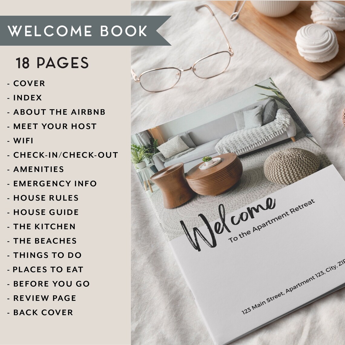 Vacation Rental Welcome Book Template Modern, Host Bundle Template ...
