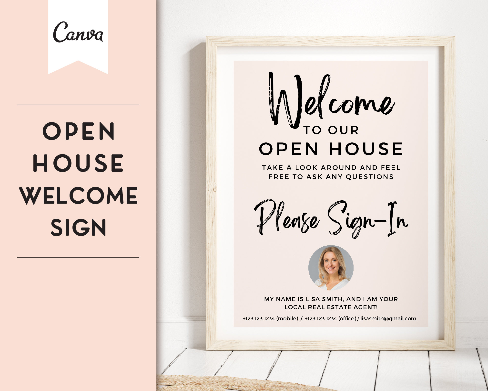 Open House Welcome Sign Printable Real Estate Marketing Open - Etsy