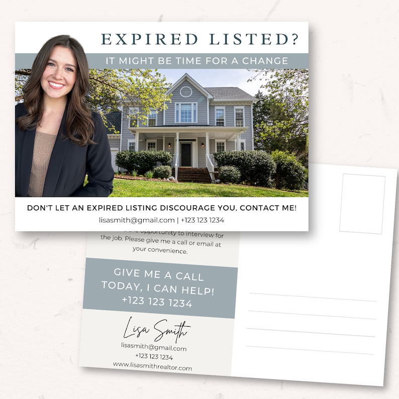 Expired Listing Postcards, Thinking of Selling, Real Estate Marketing ...