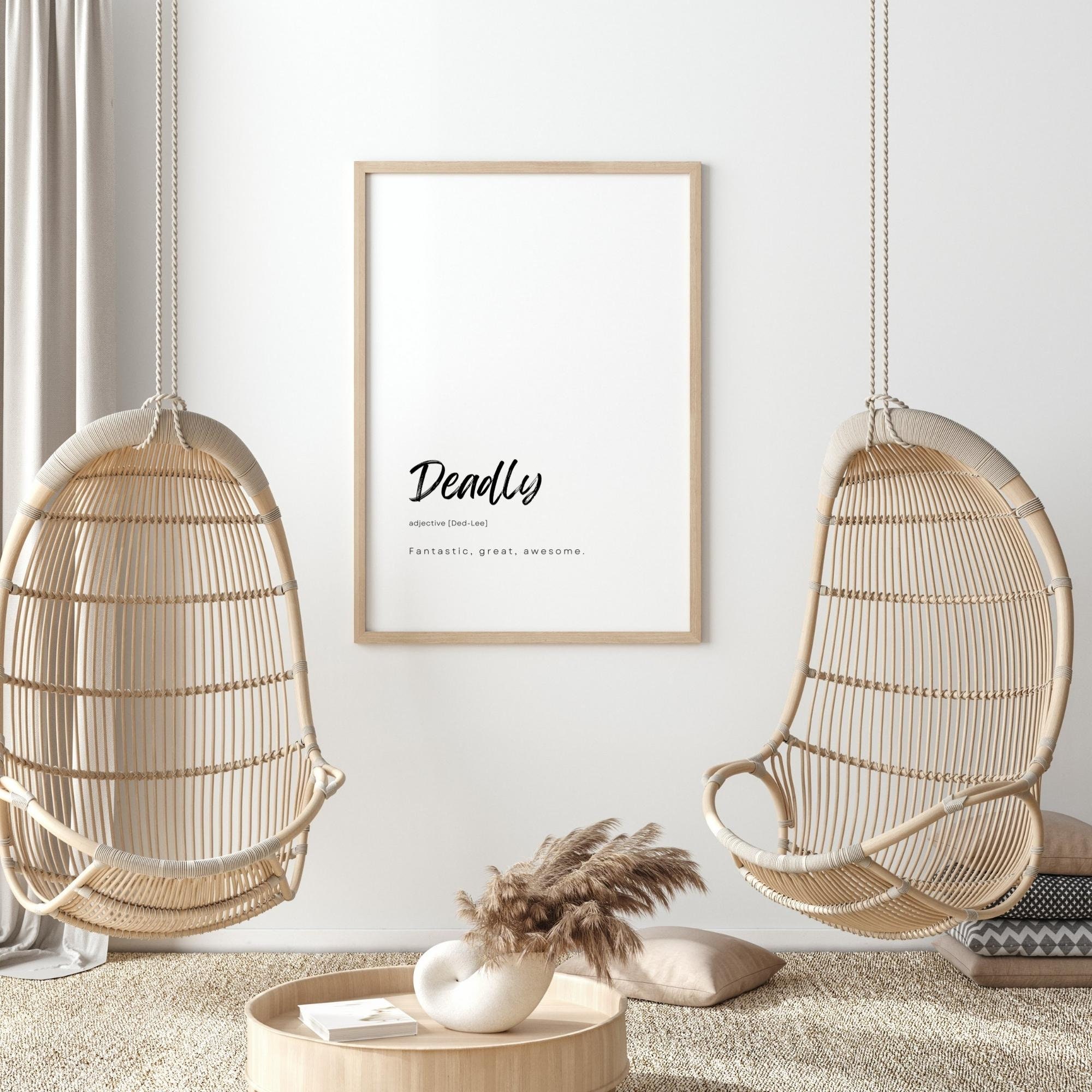 Deadly Aboriginal Definition Art Print Wall Art Home Decor Aboriginal ...