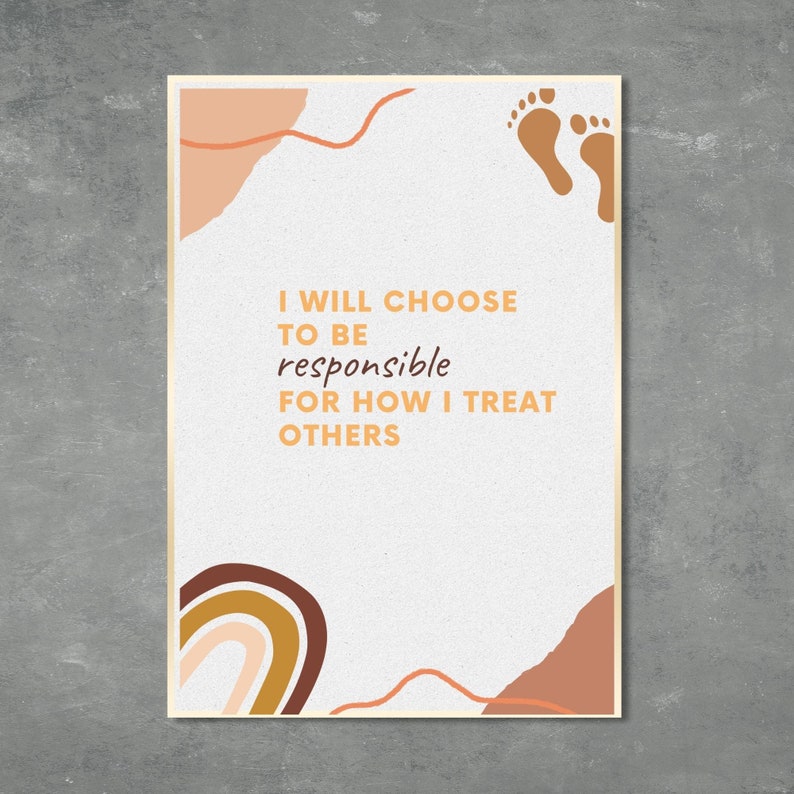 Responsible Learner Classroom Printable DIGITAL DOWNLOAD - Etsy Australia