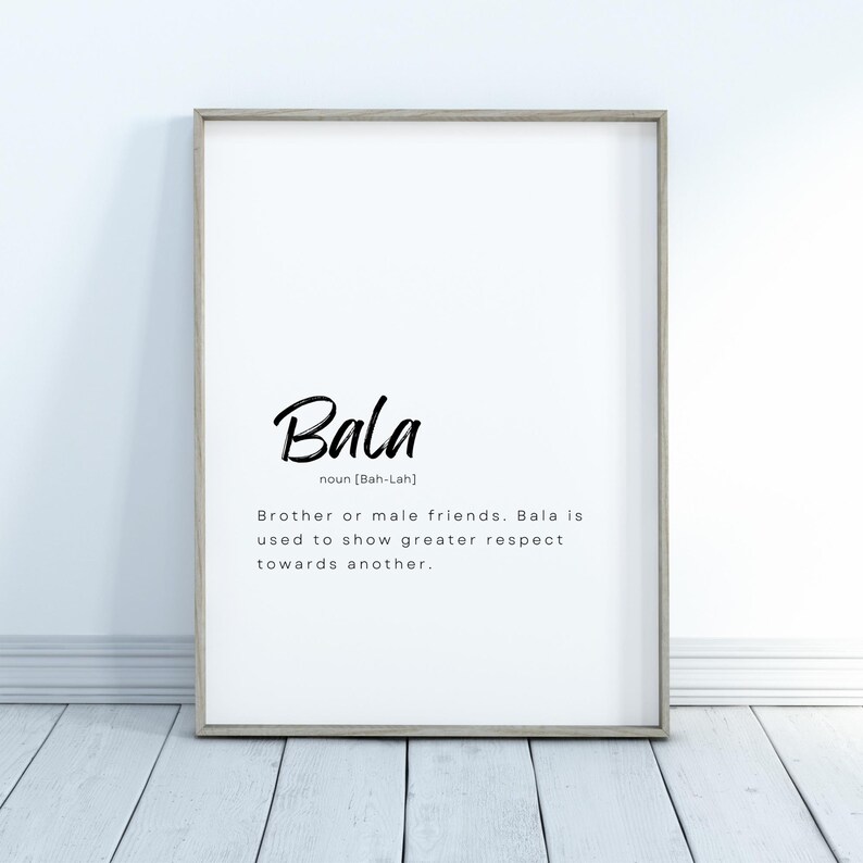 Aboriginal and Torres Strait Island Bala Definition Art Print Wall Art ...
