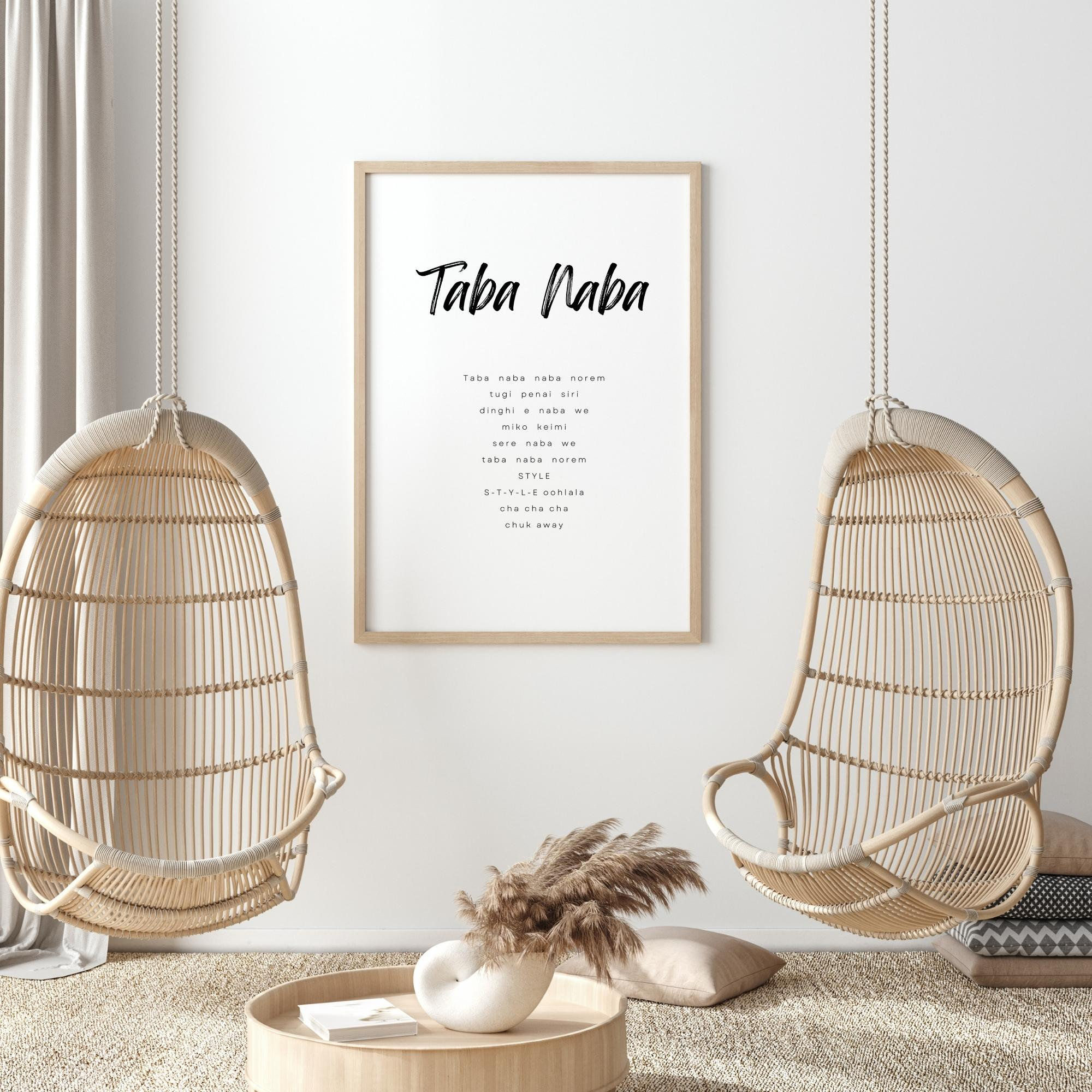 Torres Strait Island Taba Naba Song Lyrics Wall Art Home Decor TSI ...