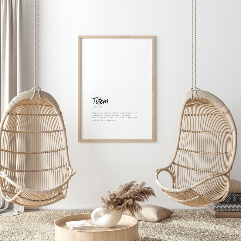 Aboriginal and Torres Strait Island Totem Definition Art Print Wall Art ...