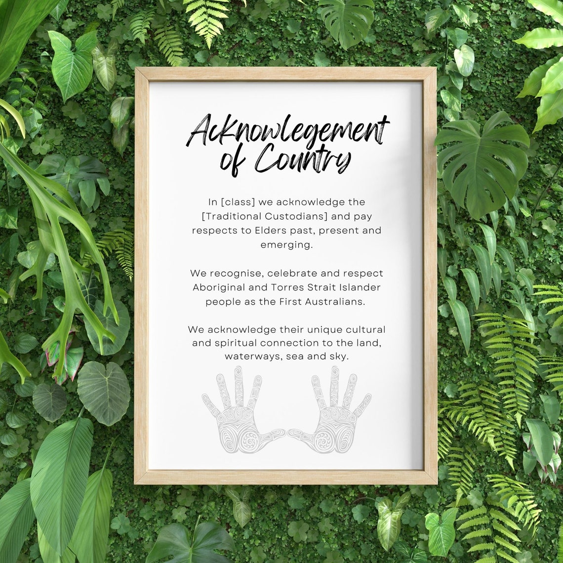 Acknowledgement of Country Classroom Resource - Customise - Perfect for ...