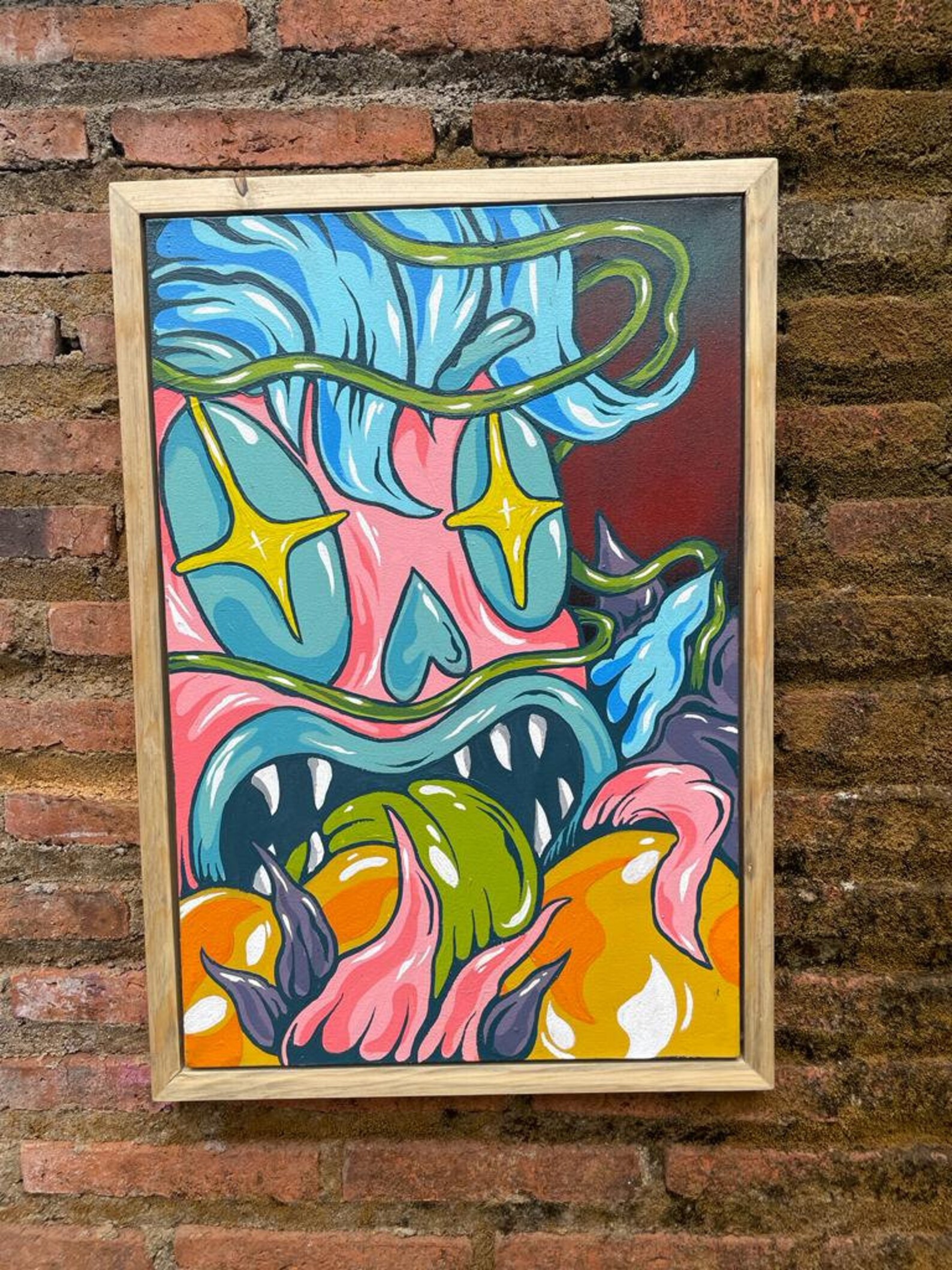 Handmade Spray Painting Wall Decor for Home | Art Decoration | Art ...