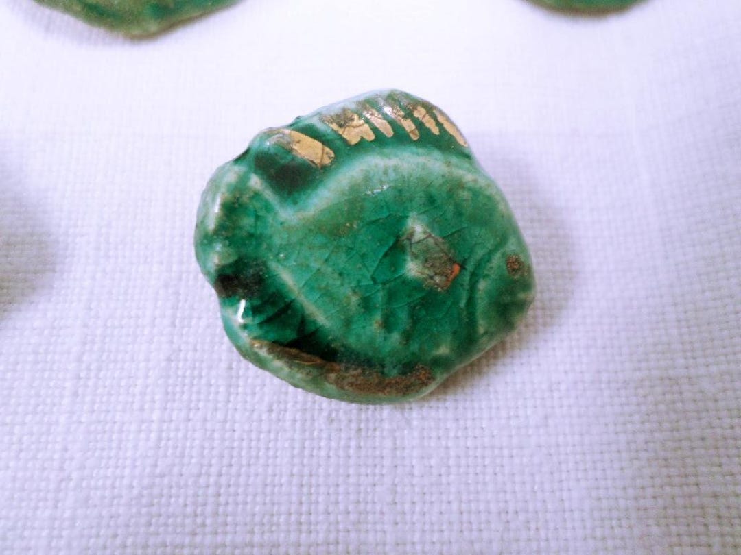 Mid Century Faience Fish Buttons 50s Set of 5 (w843) - Etsy