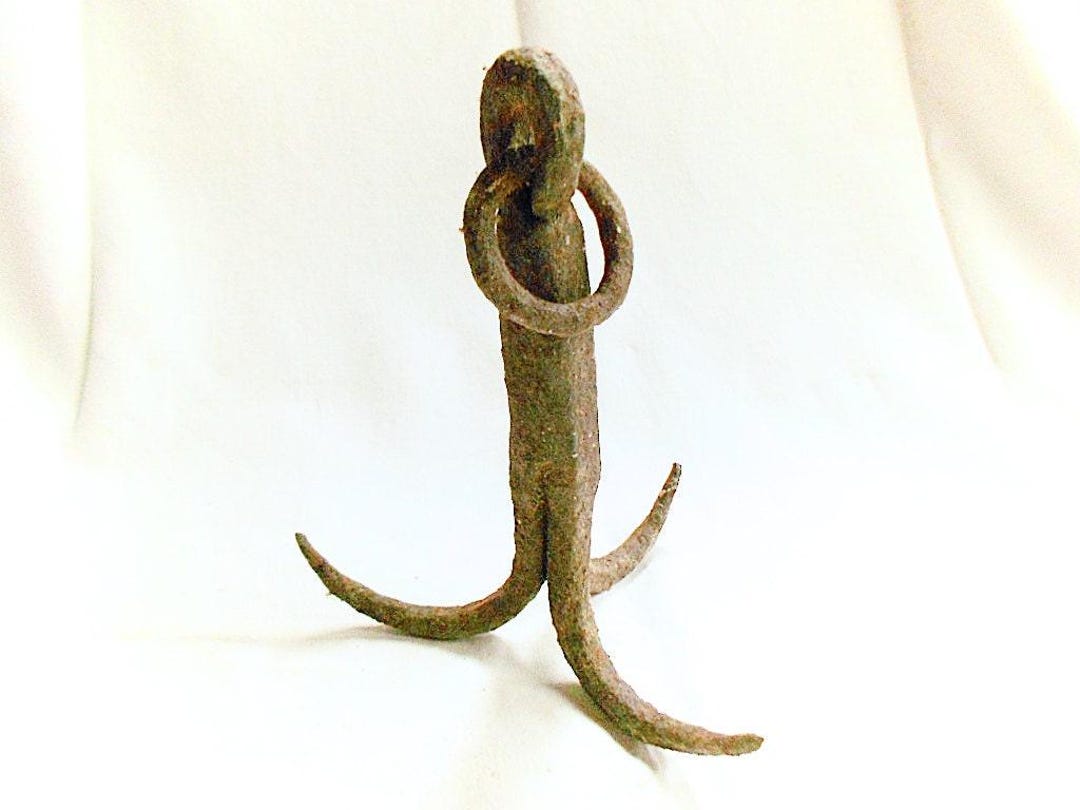 French Antique Forged Iron Butcher / Ham Hook (C097) - Etsy