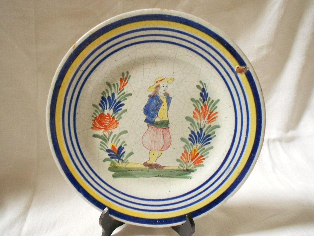 French Antique Beatrix Pouplard Malicorne Petit Breton Quimper Pattern ...