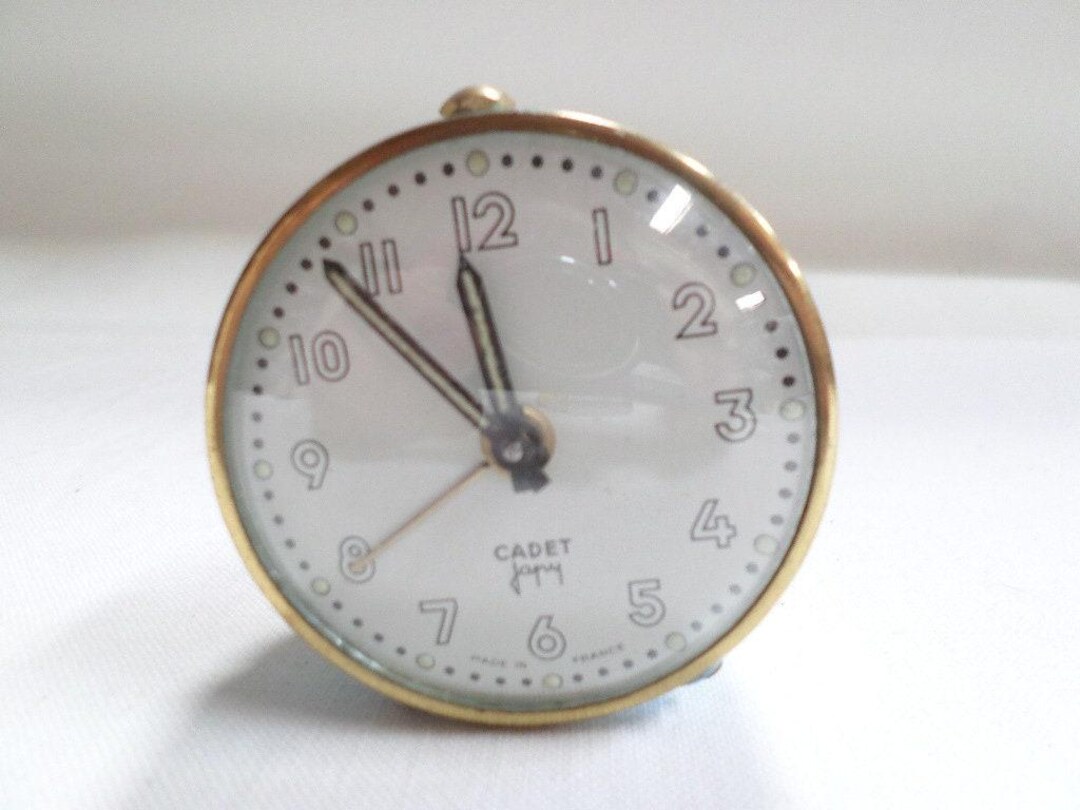 Vintage French Cadet Japy Alarm Clock 70s V882 - Etsy
