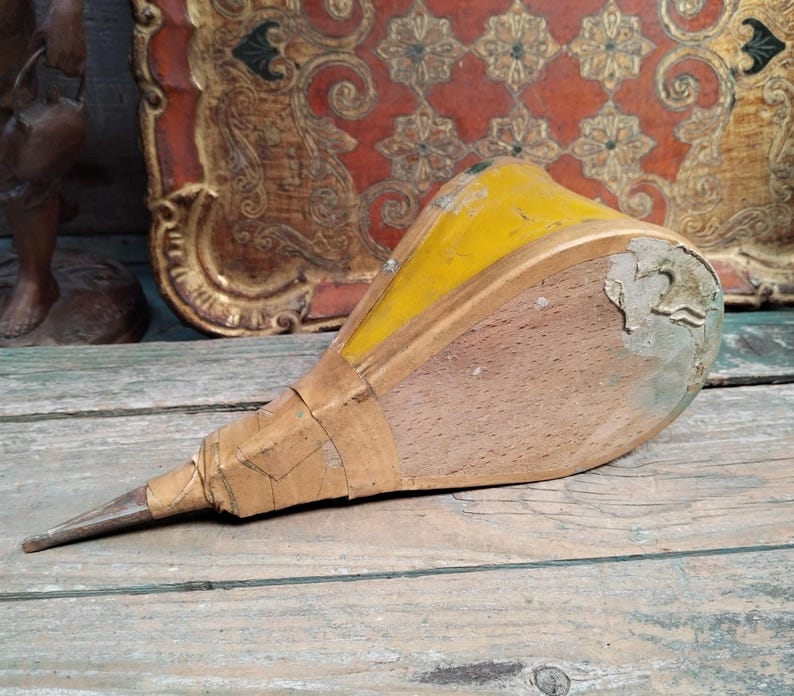 French Antique Wig Powderer Bellows (x403) - Etsy