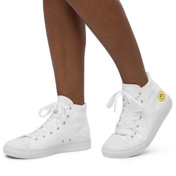 Smiley Face Sneakers - Etsy