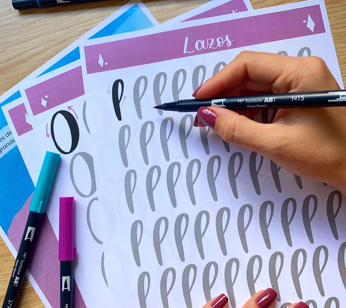 Trazos Básicos De Lettering Para Principiantes / Begginer Lettering ...