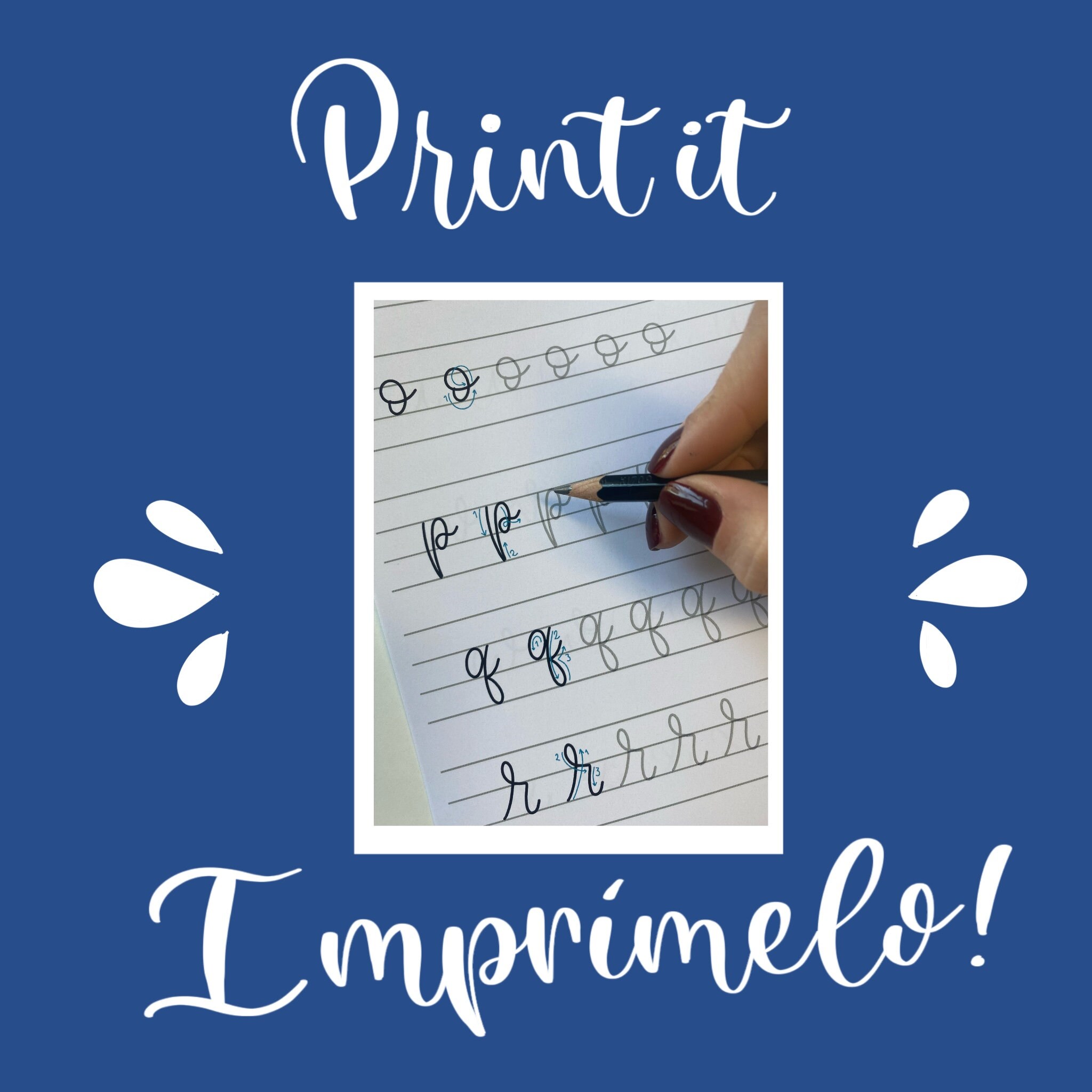 MONOLINE CALLIGRAPHY SHEETS // Monoline Lettering Practice Worksheets ...