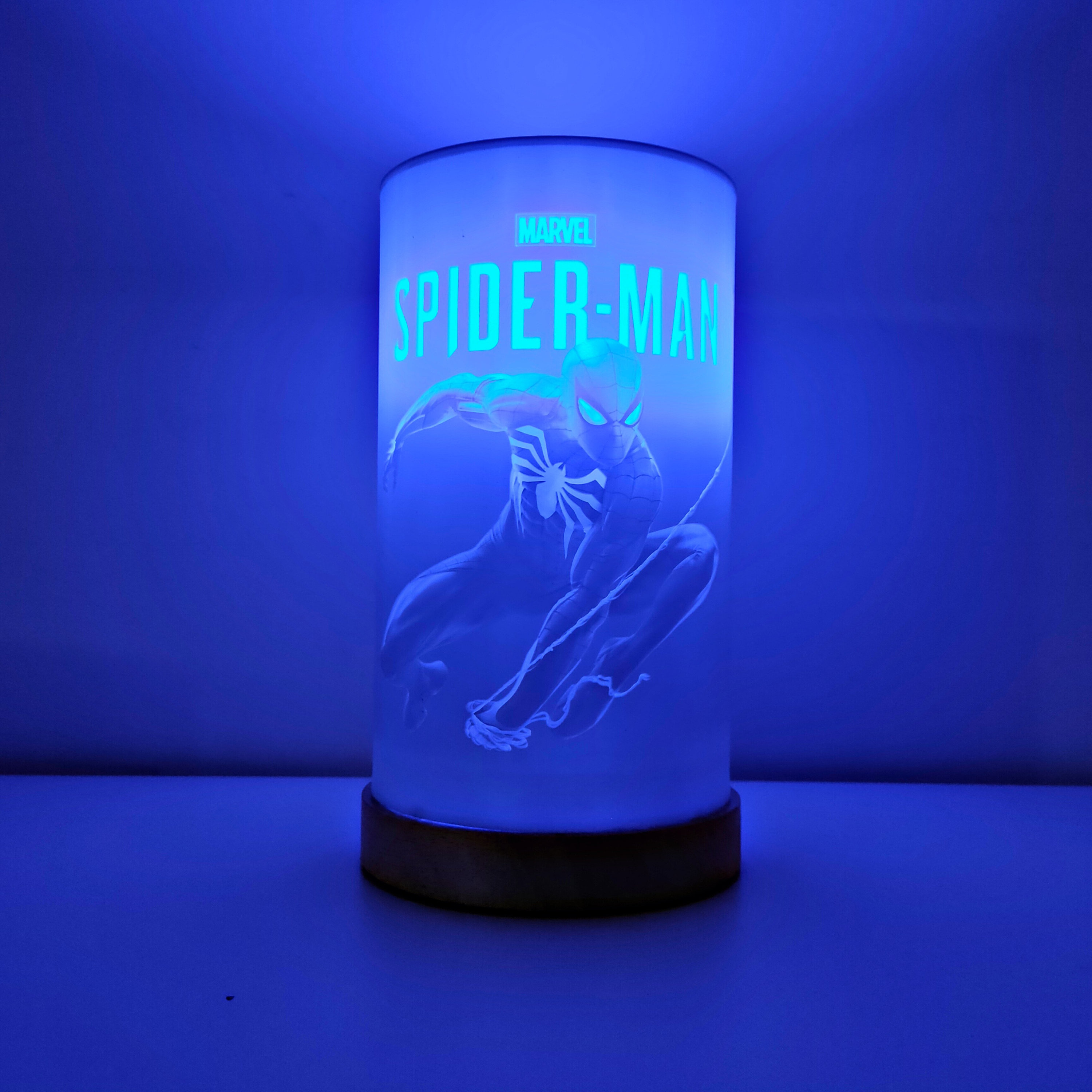 Spider Man Lamp / 3D Printed Lamp / Desk Lamp Led Lamp Desk Lamp - Etsy