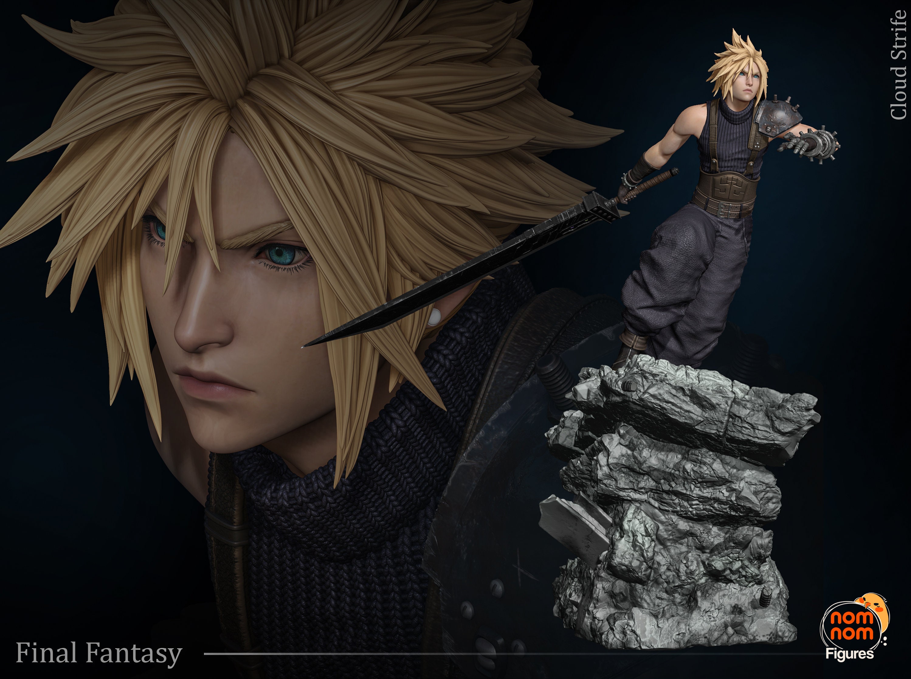 Figure Sephiroth vs Cloud Strife / Kit dimpression 3D non peint ...