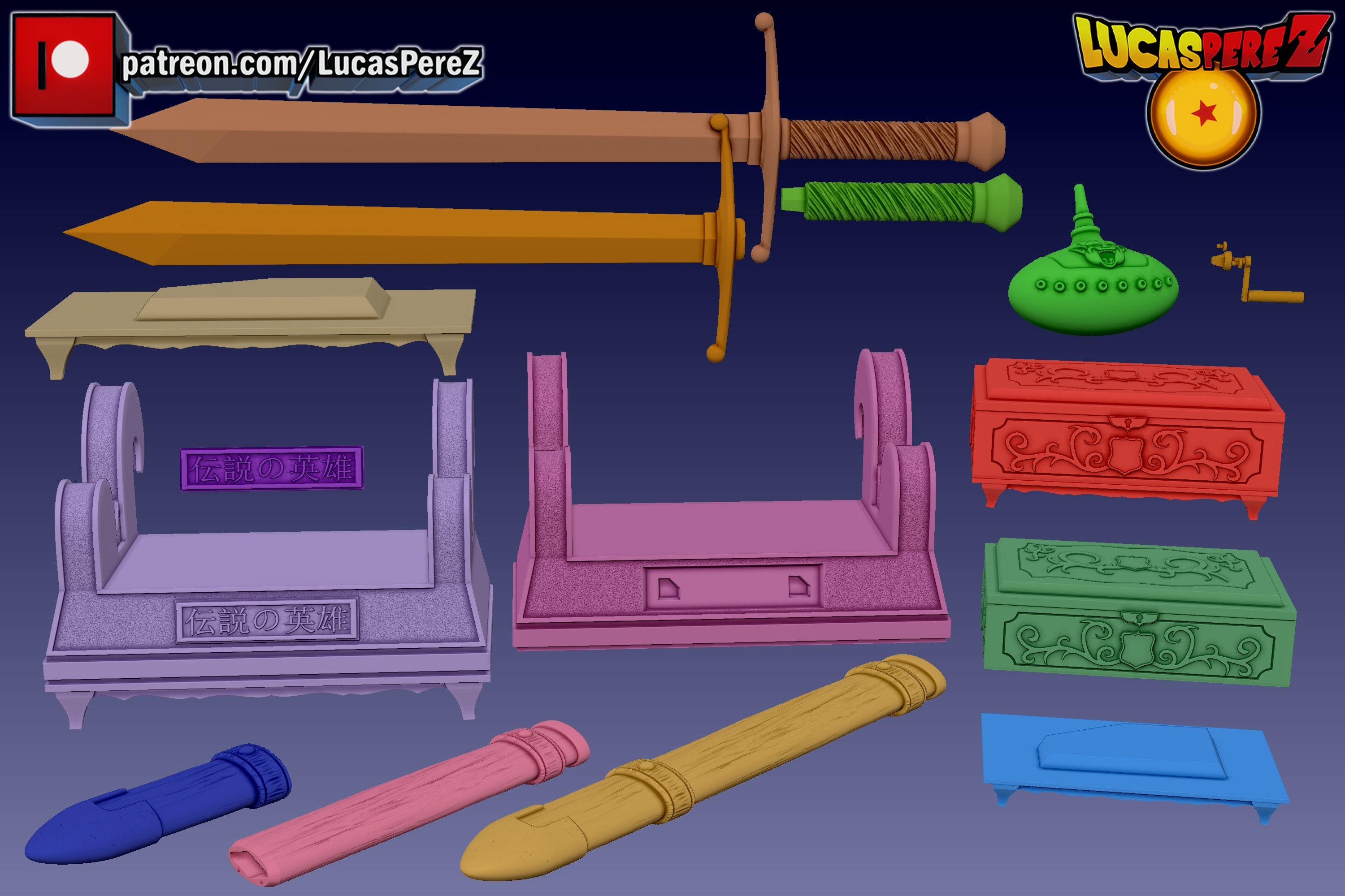 Tapion Extras / Sword Ocarina Music Box Altar / Unpainted Kit / Kit to ...