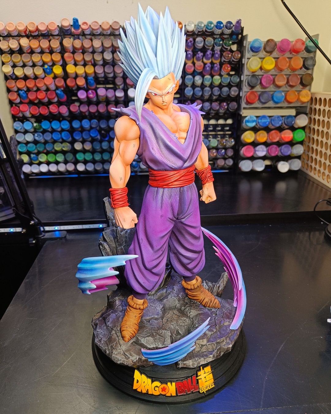 3D Printed Beast Figure / Unpainted Piece Kit / Figure to Paint - Etsy