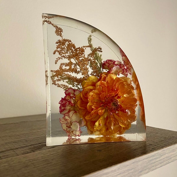 Flower Bookend - Etsy