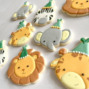 Safari Birthday Cookies | Wild One | Two Wild | Wild and Three Cookies ...