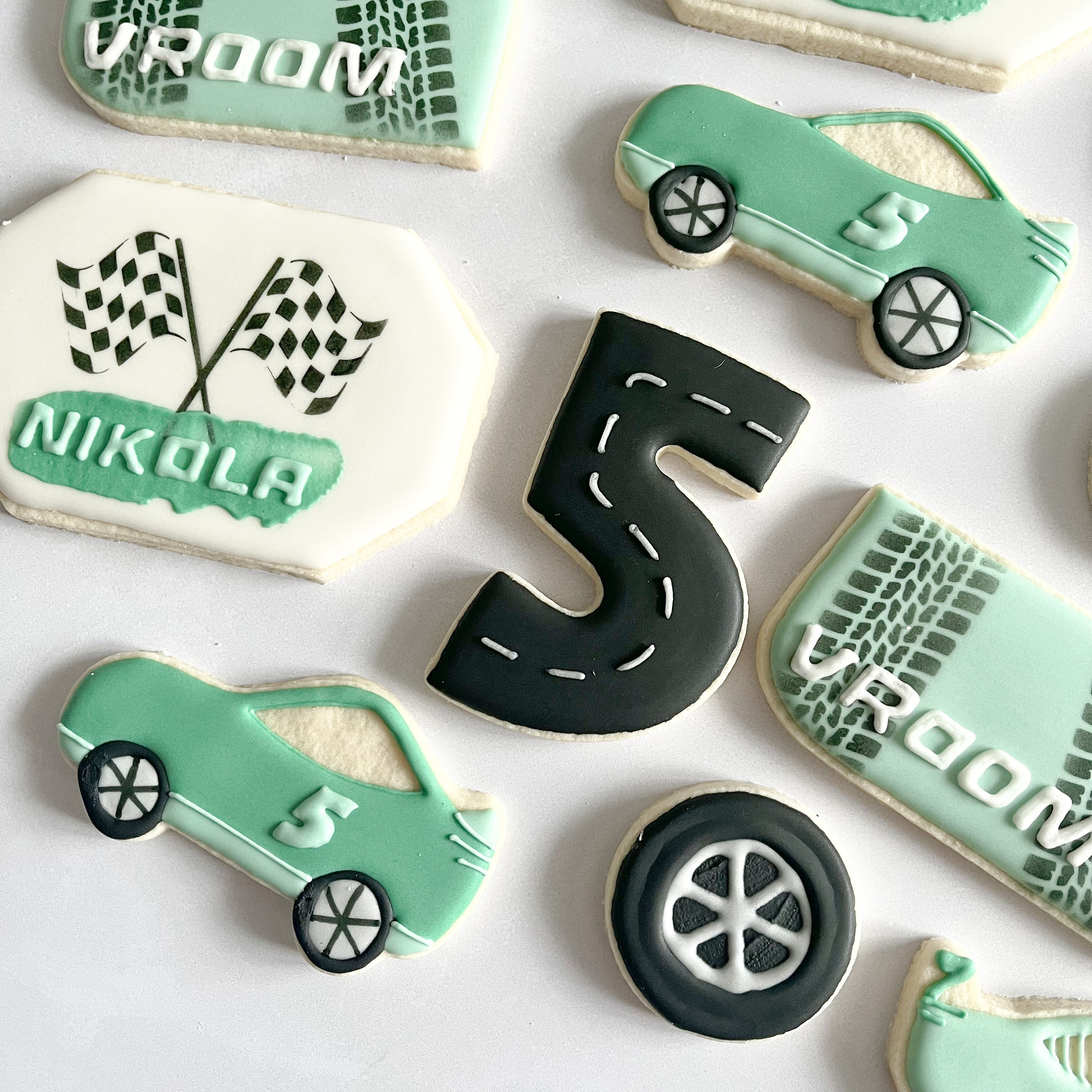 Race Cars Birthday Cookies Race Cars Party Favors - Etsy